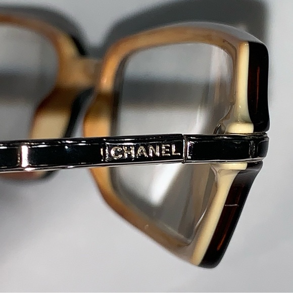 CHANEL | Accessories | Chanel Two Tone Narrow Rectangle Eyeglass Frames ...